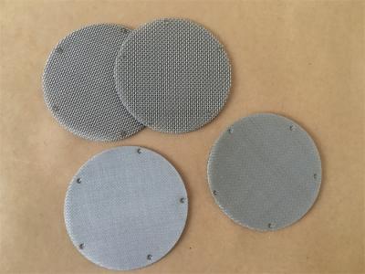 China Unibody Ss304 100 Mesh Screenpacks For Extruders Spot Welding for sale