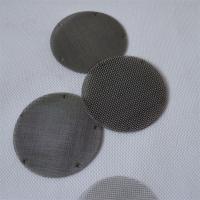 China 65 Micron Ss 304 Extruder Screen Pack , Cleaning Wire Mesh Filter Discs for sale
