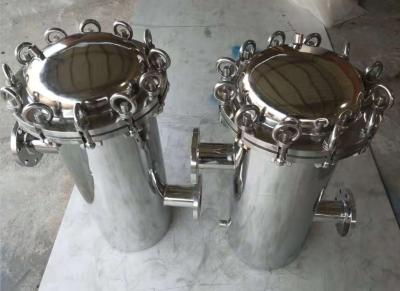 China Inlet and Outlet 12 Inches Perf. 10mm Filtration Rating Stainless Steel Basket Filter for sale