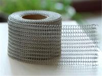 China Dia 0.08mm 0.18mm Knitted Wire Mesh Rust Resistance for sale