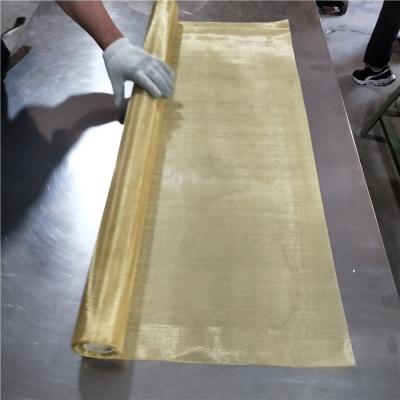 China Plain Woven 30 Mesh Cu 65% Zn 35% Copper Mesh Screen for sale