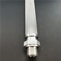 China Temperature Resistance 900C  Dia 140mm SS Sintered Filter Elements for sale