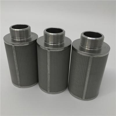 China Metal Porous 1 Micron 10''  Sintered Wire Mesh Filter for sale