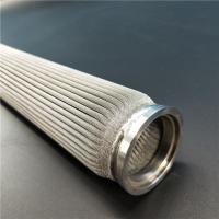 China High Polymer Filtration Folding PF-100/800-R Sintered Metal Filter for sale