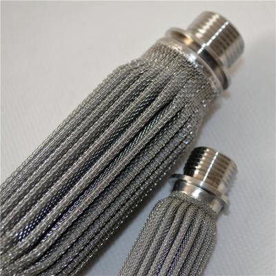 China Fold Mesh 1 Micron SS304L Pleated Filter Elements for sale