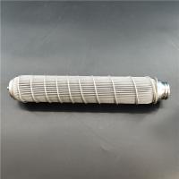 China Hydraulic Oil Filtration 10mm 1800mm Pleated Wire Mesh Filter for sale