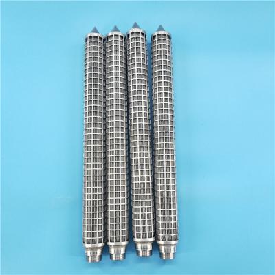 China Liquid Industry 40'' 200l/Min Sintered Metal Filter Cartridge for sale