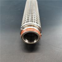 China Filter Area 0.35M2 M65x2P Sintered Metal Filter Cartridge for sale