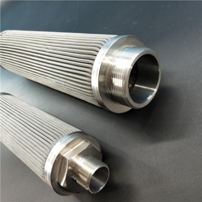 China 100 Um Industry Filtration Pleated Wire Mesh Filter Element SS304 for sale