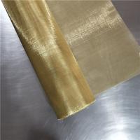 China Non Magnetic Fabric Cloth 6'' Copper Woven Wire Mesh for sale