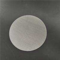 China Polymer 1 Micron Dia 230mm SS Wire Mesh Filter for sale