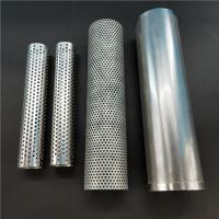 China Round Square Height 30mm 400mm Perforated Stainless Steel Tubing for sale