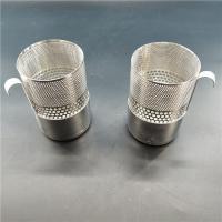 China Staggered Hole Arrangement 60° 45° Perforated Filter Tube for sale