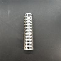 China Mild Steel Holes Arranged 45° 0.60° Spiral Perforated Tube for sale