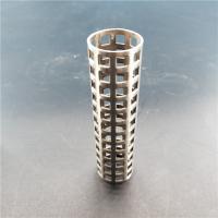 China Mild Steel Holes Arranged 45° 0.60° Spiral Perforated Tube for sale