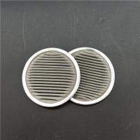 China 80 Mesh PVC rubber Filter 200μM Extruder Screen Pack for sale