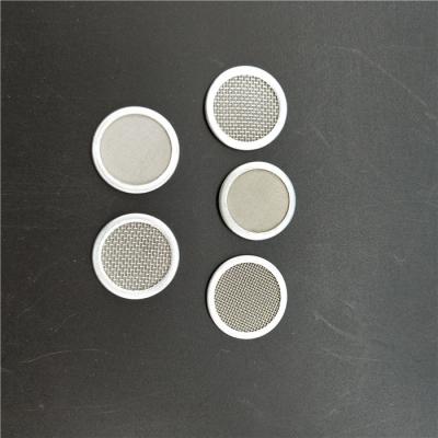 China Plain Weave Overall Dia 5.0mm 5000mm Sintered Disc Filter for sale