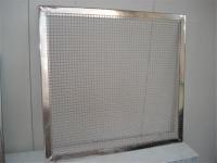 China Open Area 45% Framed SS316L Decorative Metal Lattice Panels for sale
