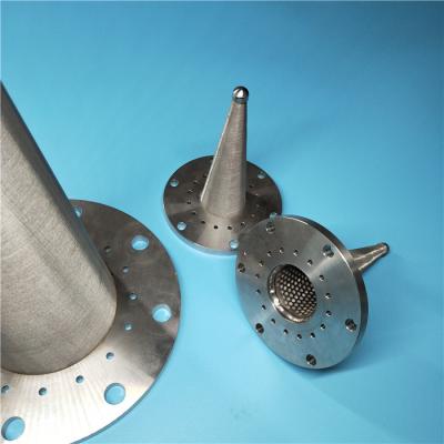 China Sharp / Flat Bottom Woven 1mm 75μm Cone Mesh Filter for sale