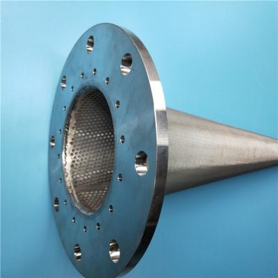China Petroleum Width 365cm Thickness 0.025mm Cone Mesh Filter for sale