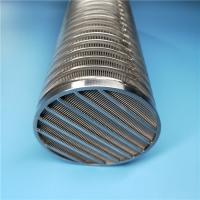 China Carbon Steel Galvanized Bridge 69U 93V Wedge Wire Screen Filter for sale