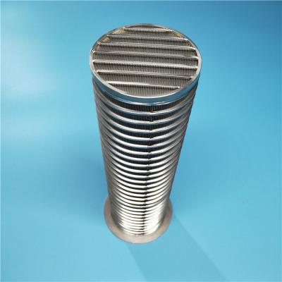 China Carbon Steel Galvanized Bridge 69U 93V Wedge Wire Screen Filter for sale