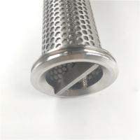 China Liquid Filtration SS304 0.5um Stainless Steel Mesh Tube Filter for sale