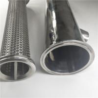 China Milk Juice Tube SUS316 100μM Stainless Steel Filter for sale