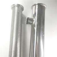 China Milk Juice Tube SUS316 100μM Stainless Steel Filter for sale