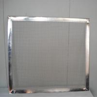 China Open Area 45% Framed SS316L Decorative Metal Lattice Panels for sale