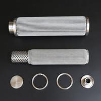 China High Porosity strength SUS304L SUS316L Pleated Wire Mesh Filter for sale