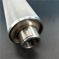 China Diameter 3 Inch SS316 SS316L Sintered Wire Mesh Filter for sale