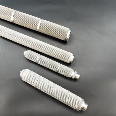 China SS316 Cartridge M65x2P Pleated Wire Mesh Filter Housing for sale