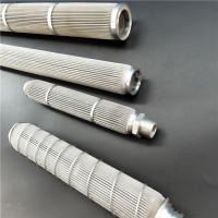 China SS316 Cartridge M65x2P Pleated Wire Mesh Filter Housing for sale