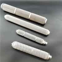 China SS316 Cartridge M65x2P Pleated Wire Mesh Filter Housing for sale