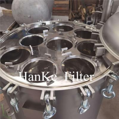 China 12m2 Oil And Polymer Filtration 1.6mpa Ss Bag Filter Housing for sale