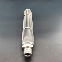 China PES Membrane SS304 3um Pleated Filter Element for sale