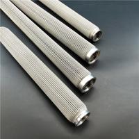 China PES Membrane SS304 3um Pleated Filter Element for sale