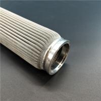 China Duplex Ss Outside 600mm 2um Sintered Metal Filter for sale
