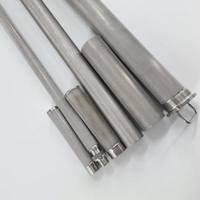 China Micron Grades 1um Sintered Metal Filter Elements for sale