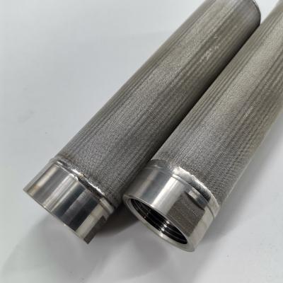 China Felt Strainer Diameter 2'' 100mm Sintered Wire Mesh Filter for sale