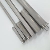 China Candle 100um Filtration Titanium Sintered Wire Mesh Filter for sale