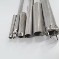 China Candle 100um Filtration Titanium Sintered Wire Mesh Filter for sale
