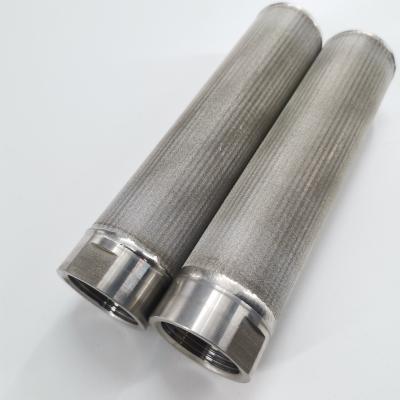 China Welding Dia 140mm Ss Sintered Filter Elements for sale