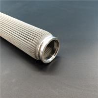 China φ20-200mm Liquids Clarification Sintered Metal Filter Elements for sale