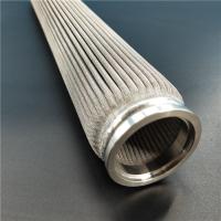 China φ20-200mm Liquids Clarification Sintered Metal Filter Elements for sale