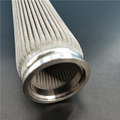 China φ20-200mm Liquids Clarification Sintered Metal Filter Elements for sale