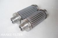 China 14-180mm SS316 Water Treatment Pleated Wire Mesh Filter for sale