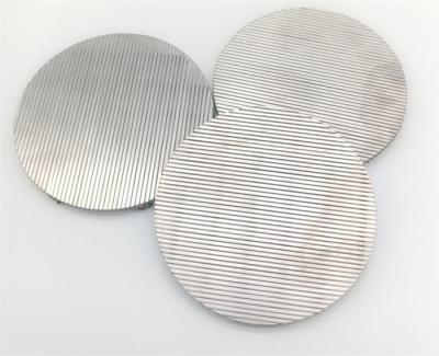 China Ss304 Wedge 500um Wire Mesh Filter Disc Food And Drinking Industry Filtration for sale