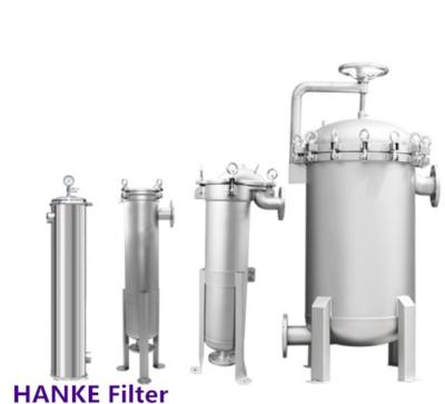 China 1.5m2 Dn80 Emulsions Dispersions Stainless Steel Bag Filter for sale